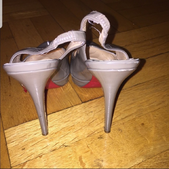 Christian Louboutin | Shoes | Authentic Gray Loubitons | Poshmark